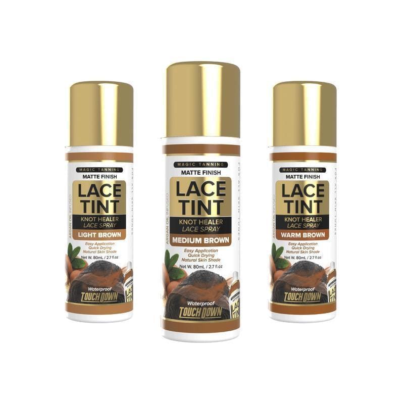 TOUCHDOWN MAGIC TANNING MATTE FINISH KNOT HEALING LACE TINT SPRAY 2.7 ...